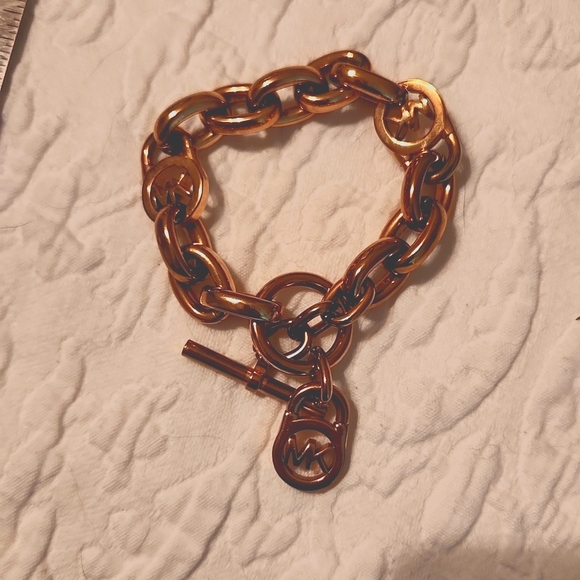 Michael Kors | Jewelry | Michael Kors Rose Gold Tone Bracelet 825 ...